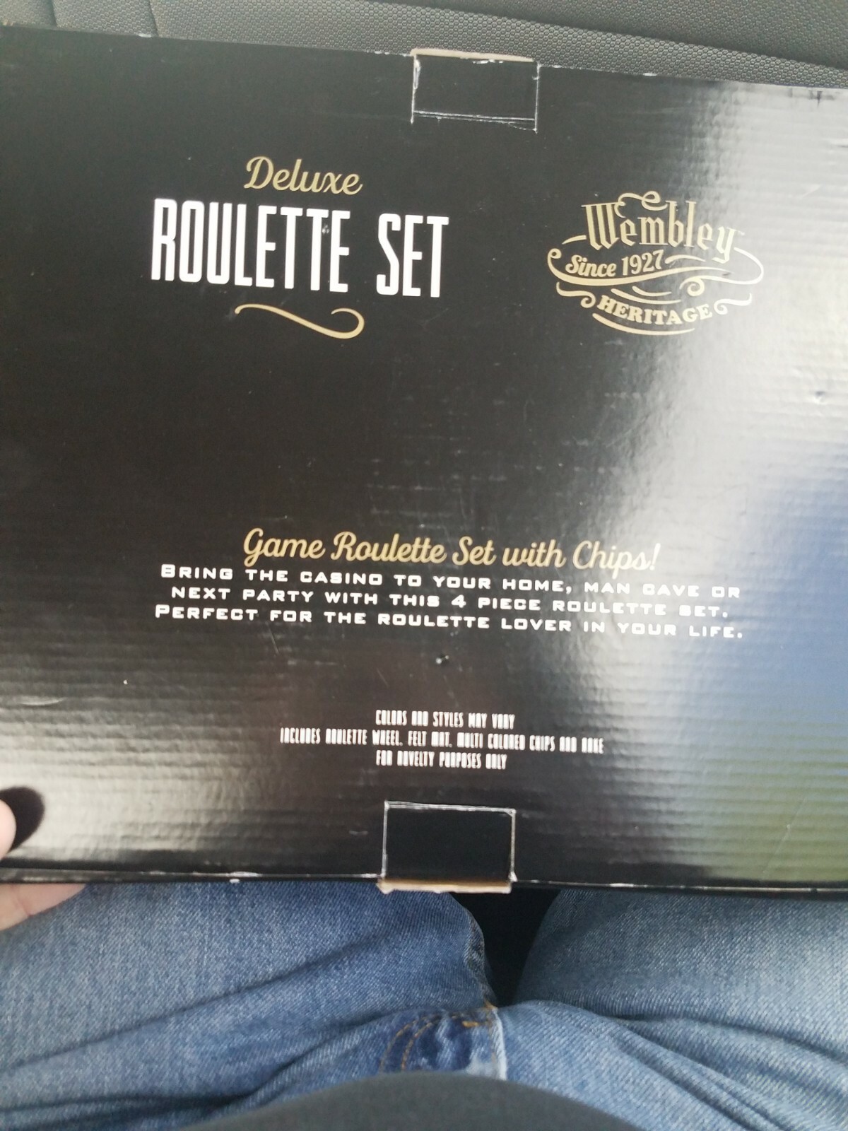 Wembley Deluxe Roulette 4 Piece Game Set Wheel, Chips, Felt, Rake | eBay