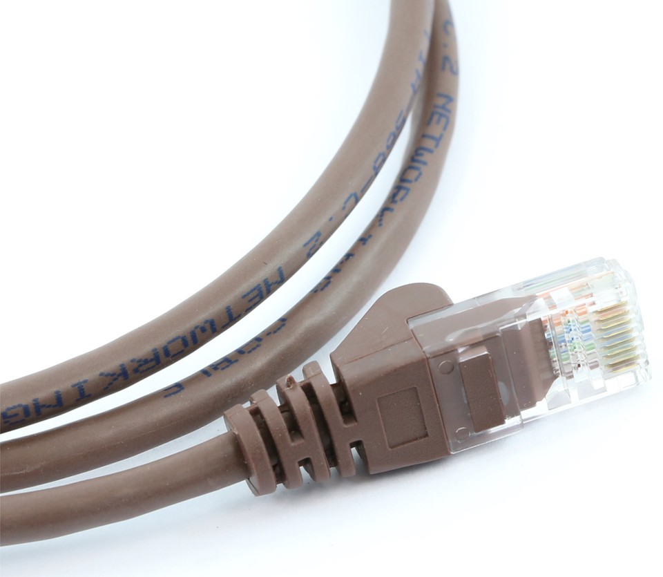 Ethernet Network Cable RJ45 Internet LAN Patch LEAD Cat5e Snagless ...