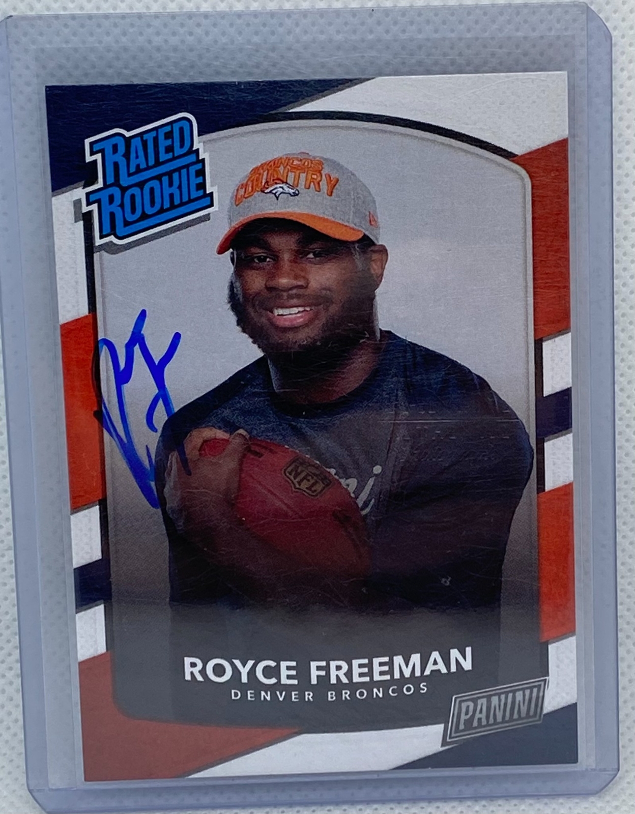 ROYCE FREEMAN 2018 PANINI RATED ROOKIE ON CARD AUTO RC | eBay