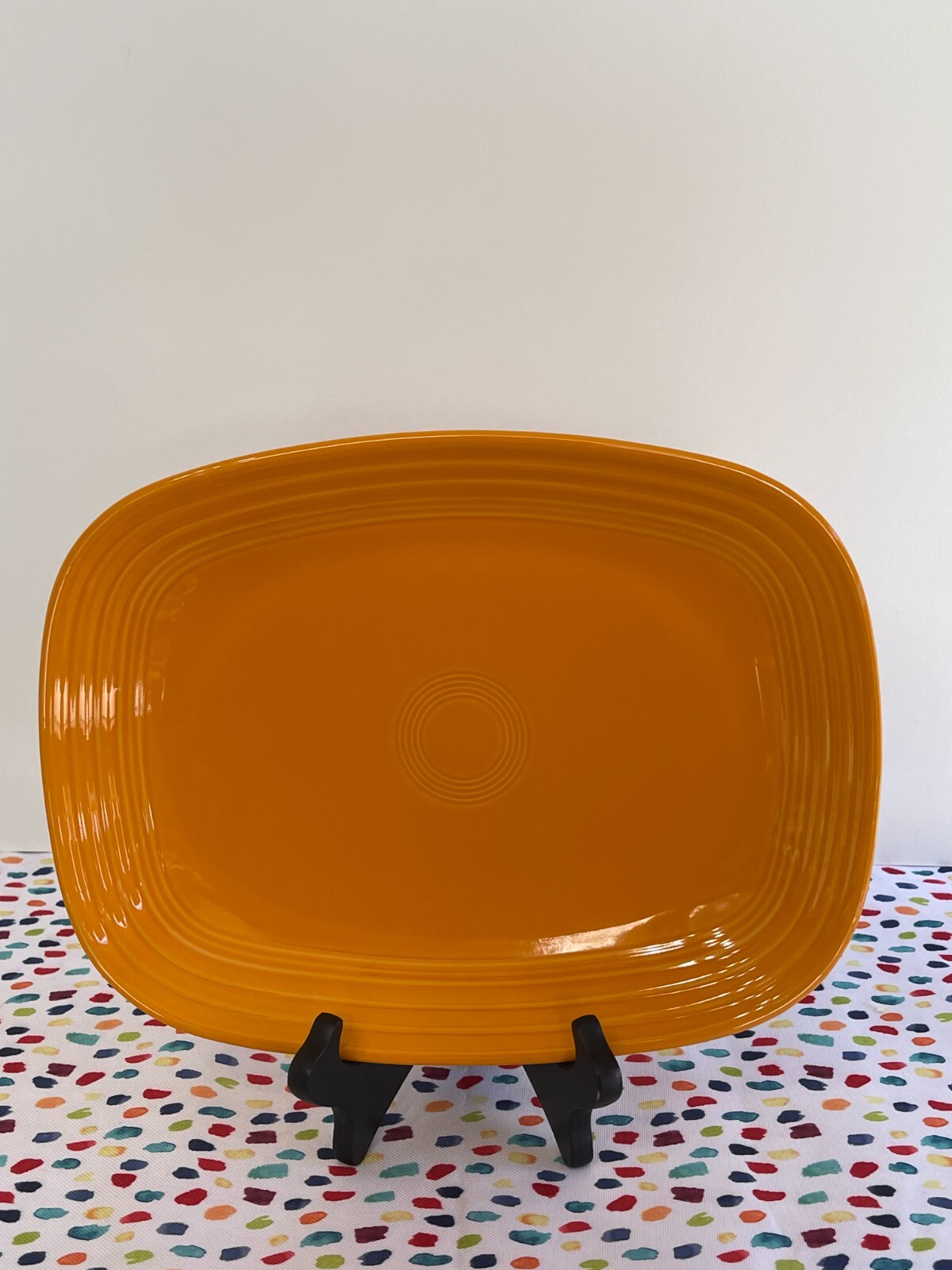 Fiestaware Butterscotch Rectangle Platter Fiesta Orange 12 inch Serving ...