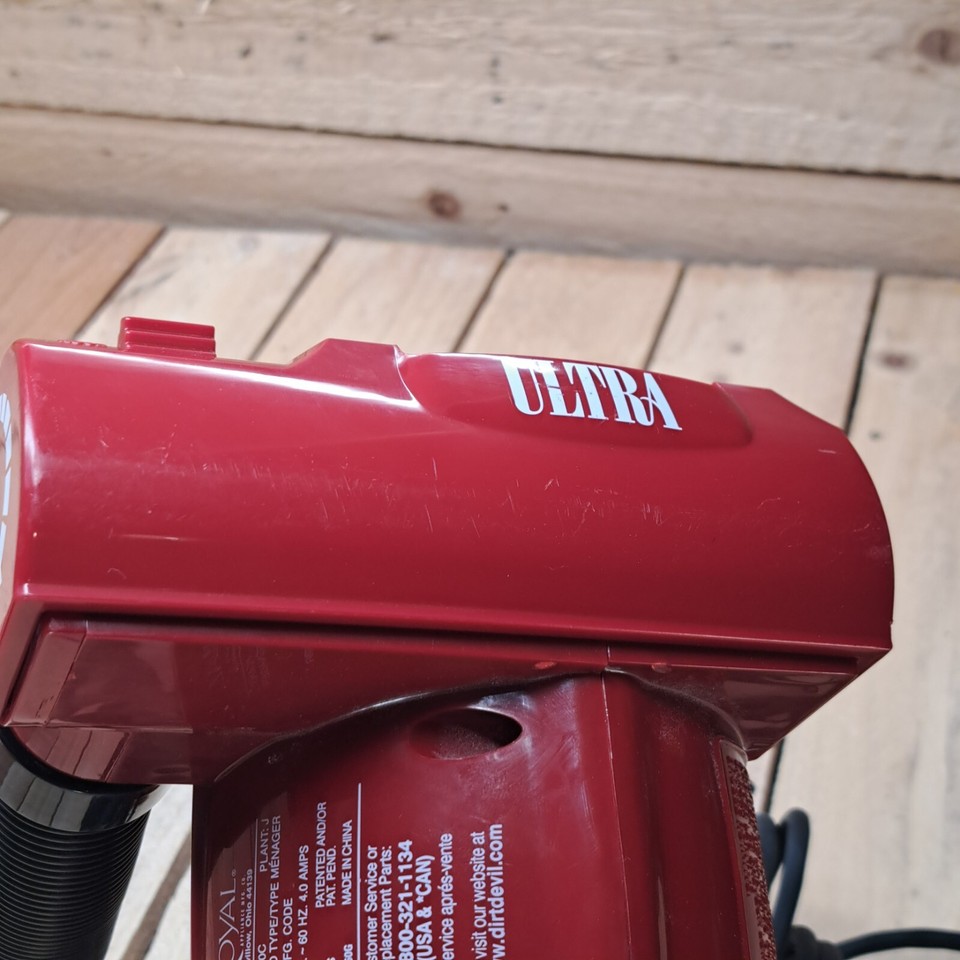 Dirt Devil Royal Ultra Hand Handheld Vacuum Red 08230 w/ Hose Tested | eBay