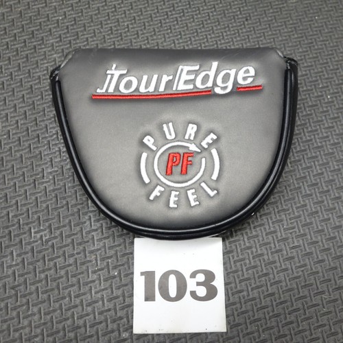 TOUR EDGE PURE FEEL Mallet putter head cover men golf fast ship 241204 ...