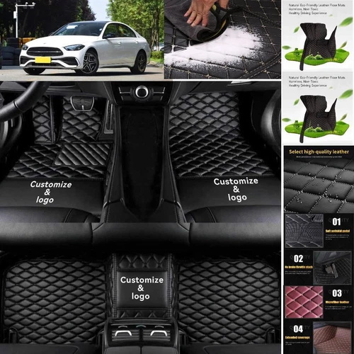 Fit for Mercedes Benz C Sedan/AMG Car Floor Mats All Weather Custom ...