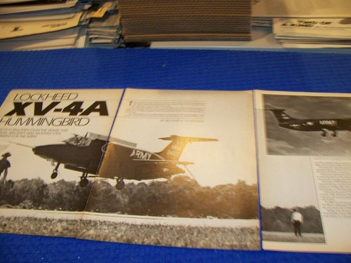 LOCKHEED XV-4A HUMMINGBIRD..PHOTOS/HISTORY/DETAILS (800LL) | eBay