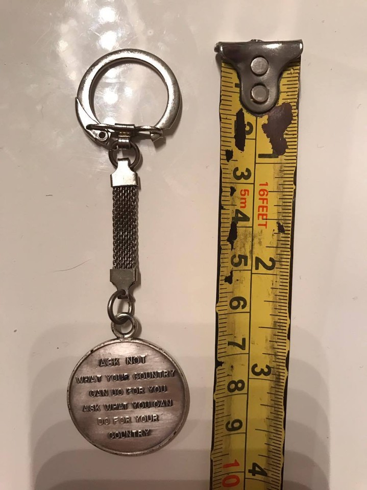 Original Vintage JFK John F Kennedy President Keychain | eBay