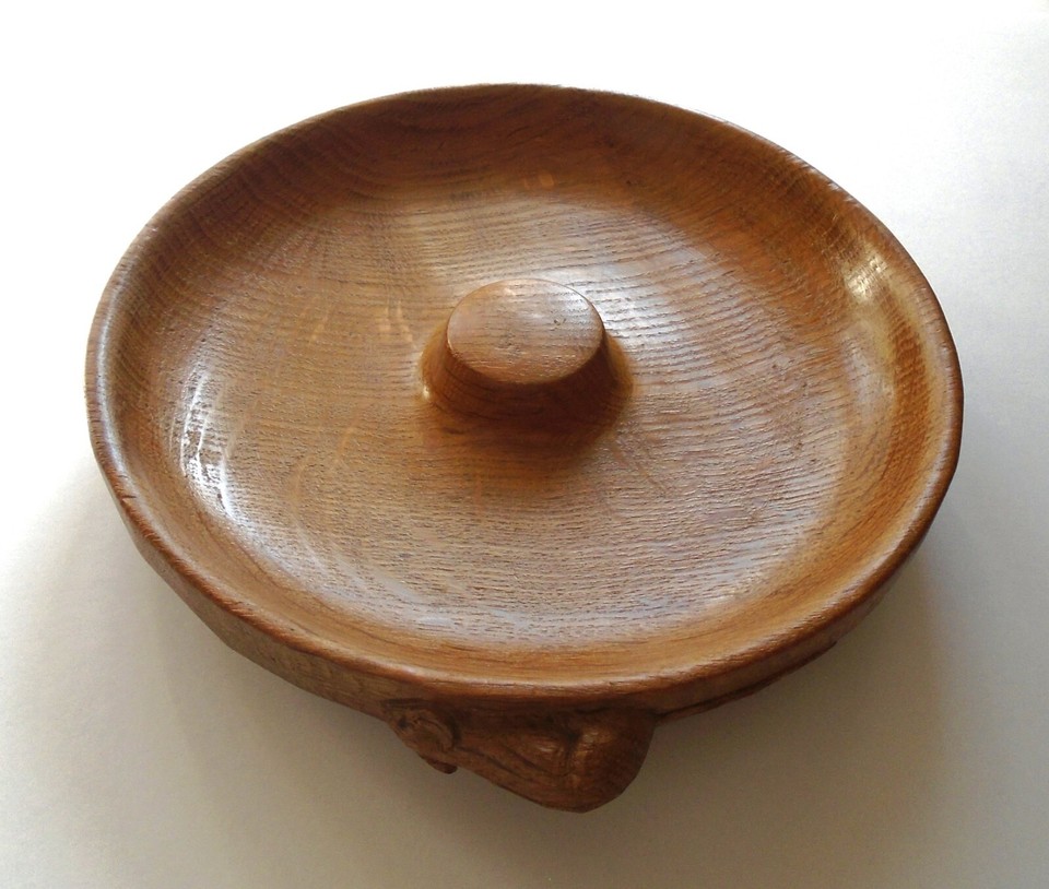 RARE ROBERT MOUSEMAN THOMPSON VINTAGE PIPE BOWL WITH SIGNATURE MOUSE ...