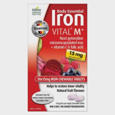 BODY ESSENTIAL IRON VITAL M CHEWABLE TAB ESSESTIAL VIT M+ TABLETS ...