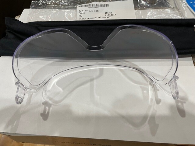 M50 Clear Outsert Lens Lense Gas Mask Survival Assembly Cage Lenses ...