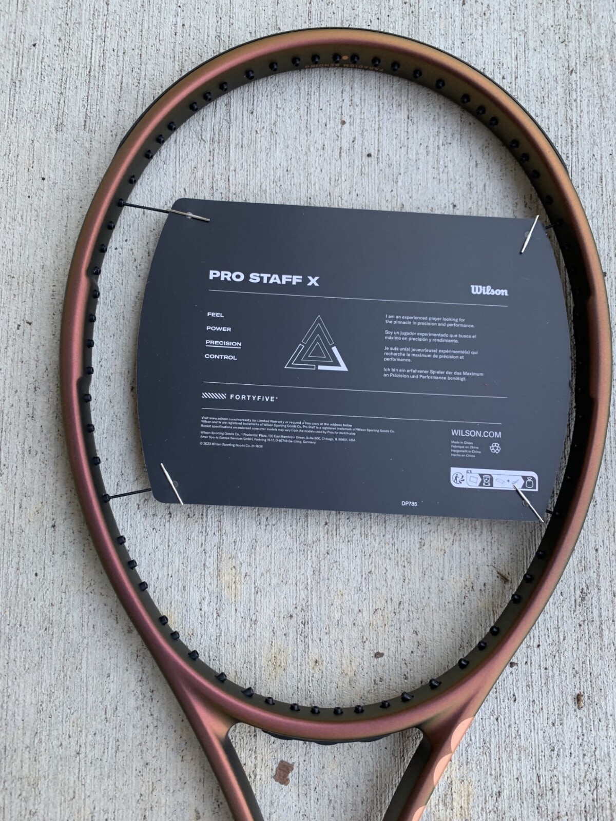 Wilson Pro Staff X V14 Tennis Racket - Grip 2 (4 1/4 inch) for sale ...