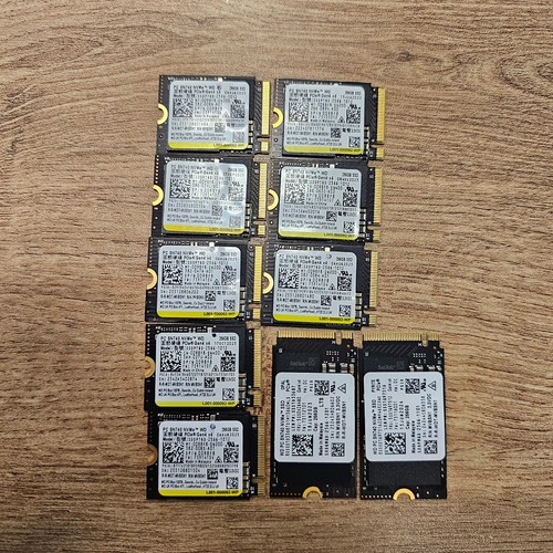 Lot of 10 Western Digital WD SN-740 NVMe 2230/2242 Gen4 256Gb Pulled ...