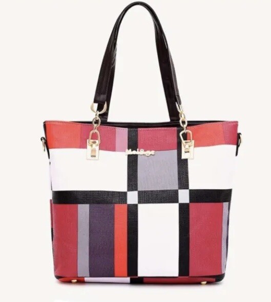 6PCS/SET WOMEN LADY LEATHER HANDBAGS MESSENGER SHOULDER BAGS NEW LUXURY ...