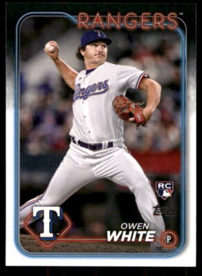 2024 Topps Owen White #5 Rookie Texas Rangers Baseball | eBay