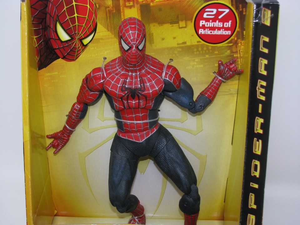 ToyBiz 2004 Spider-Man 2 12" Posable Spiderman Action Figure VERY RARE ...