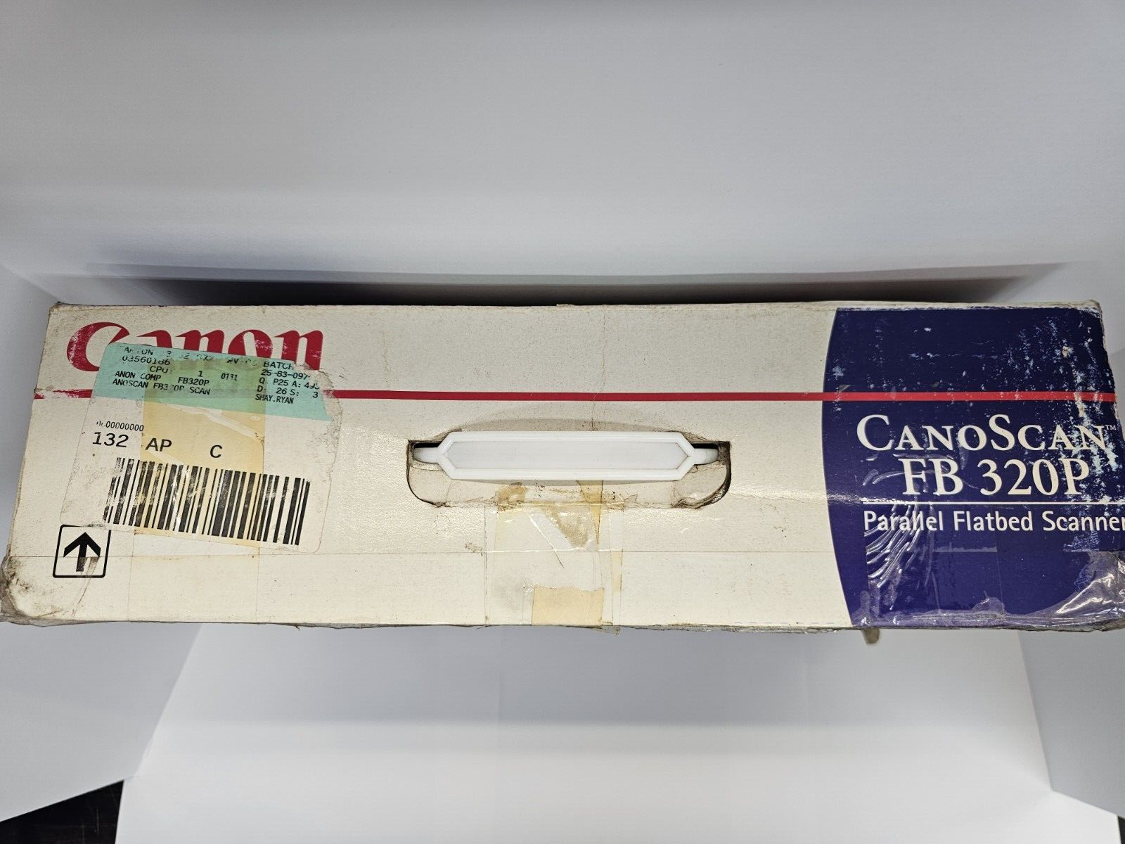 Vintage Canon CanoScan FB 320P parallel flatbed Scanner | eBay