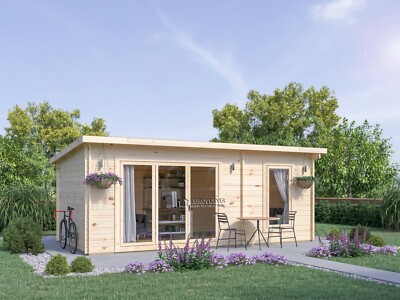 NEW MODEL! Log cabin LONDON 6x3 m / 44 mm walls* FREE DELIVERY!* | eBay UK