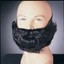 Beard Men's Elasticized Synthetic Hair Costume Beard W/ Attached ...