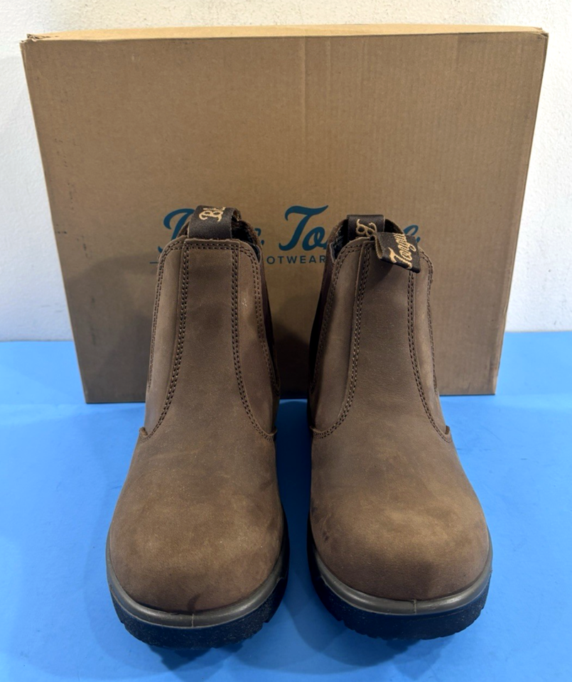 NIB 7 R MENS REDBACK BLUE TONGUE FALLBROOK BOOTS BTF CIGAR BROWN | eBay