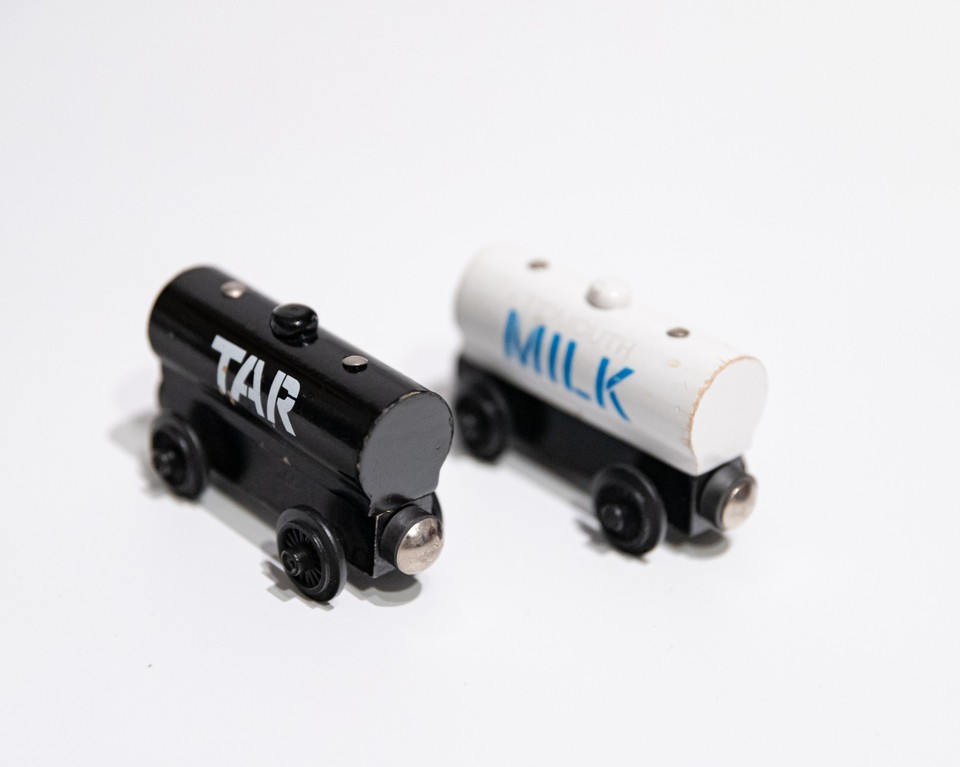 Thomas & Friends Wooden Railway FUEL TANKER, TAR TANK, MILK TANKER ...