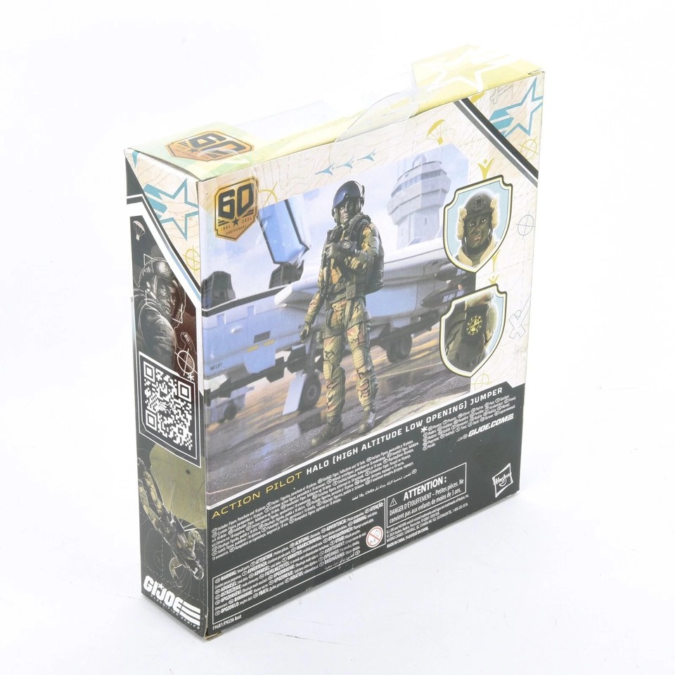 G.I GI Joe Classified Series 60th Anniversary HALO Jumper 6" Action ...