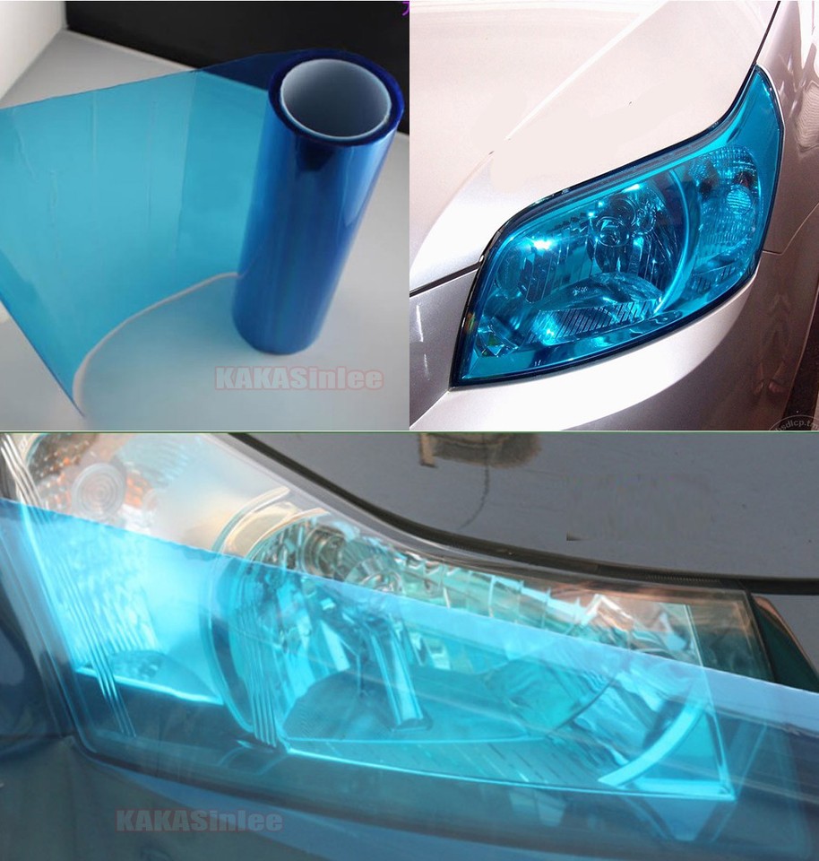 11 Colors Car Headlight Taillight Vinyl Wrap Glossy Matte Tint Film ...