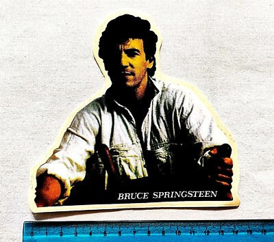 Very Rare Sticker Bruce Springsteen Original Adhesive 80'S Yrs '80 ...