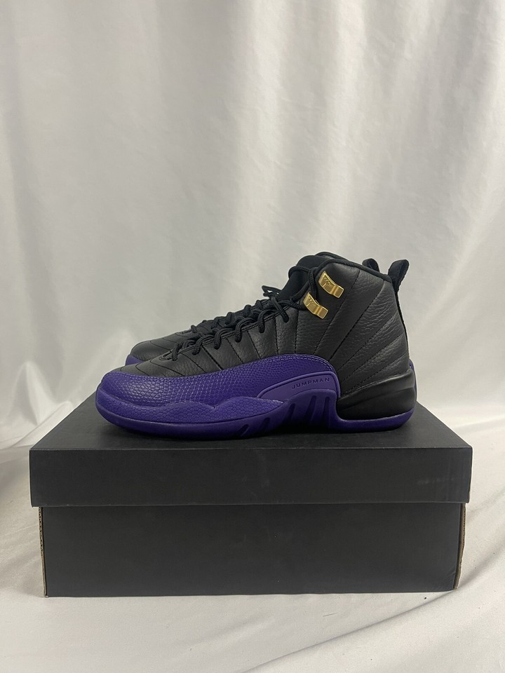 Nike Air Jordan 12 XII 12s Retro GS Purple Black 153265-057 Sz 4.5Y ...
