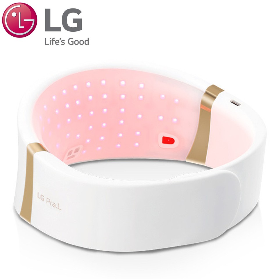 LG Pra.L Derma SWL1 LED Light Therapy Neck Band Home Care Device ...
