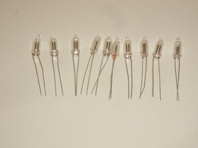 NE2-H C2A NEON LAMP 120VAC 0.23W GLOW BULB 10PCS REQUIRES 60K RESISTOR ...