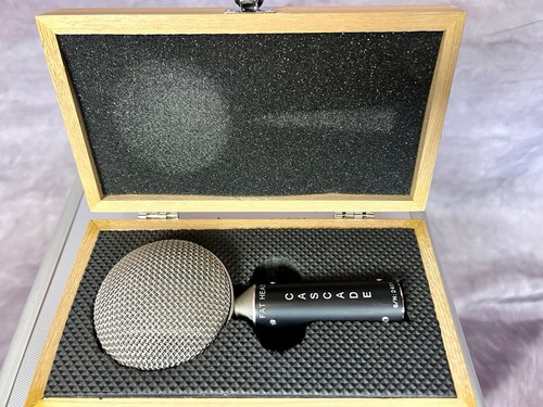 Legendary Cascade FatHead Ribbon Microphone In Wooden Box With Case | eBay