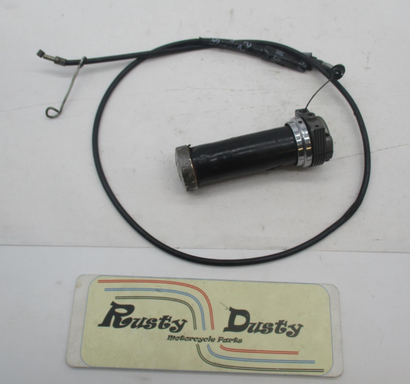 Harley Davidson Ironhead Shovelhead Handlebar Throttle Grip Assembly w ...