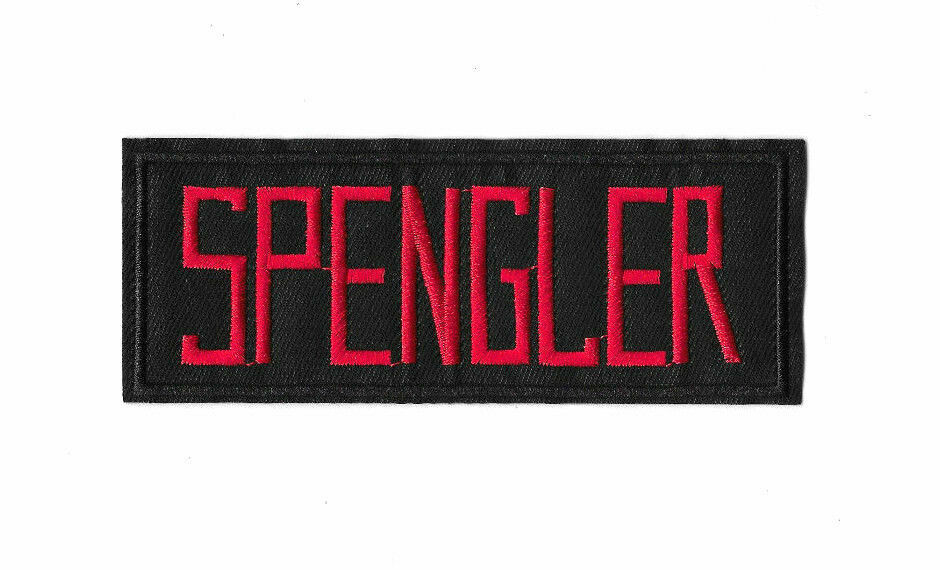 GHOSTBUSTERS NAME TAG Iron on Patch Embroidered Badge Spengler Stantz ...