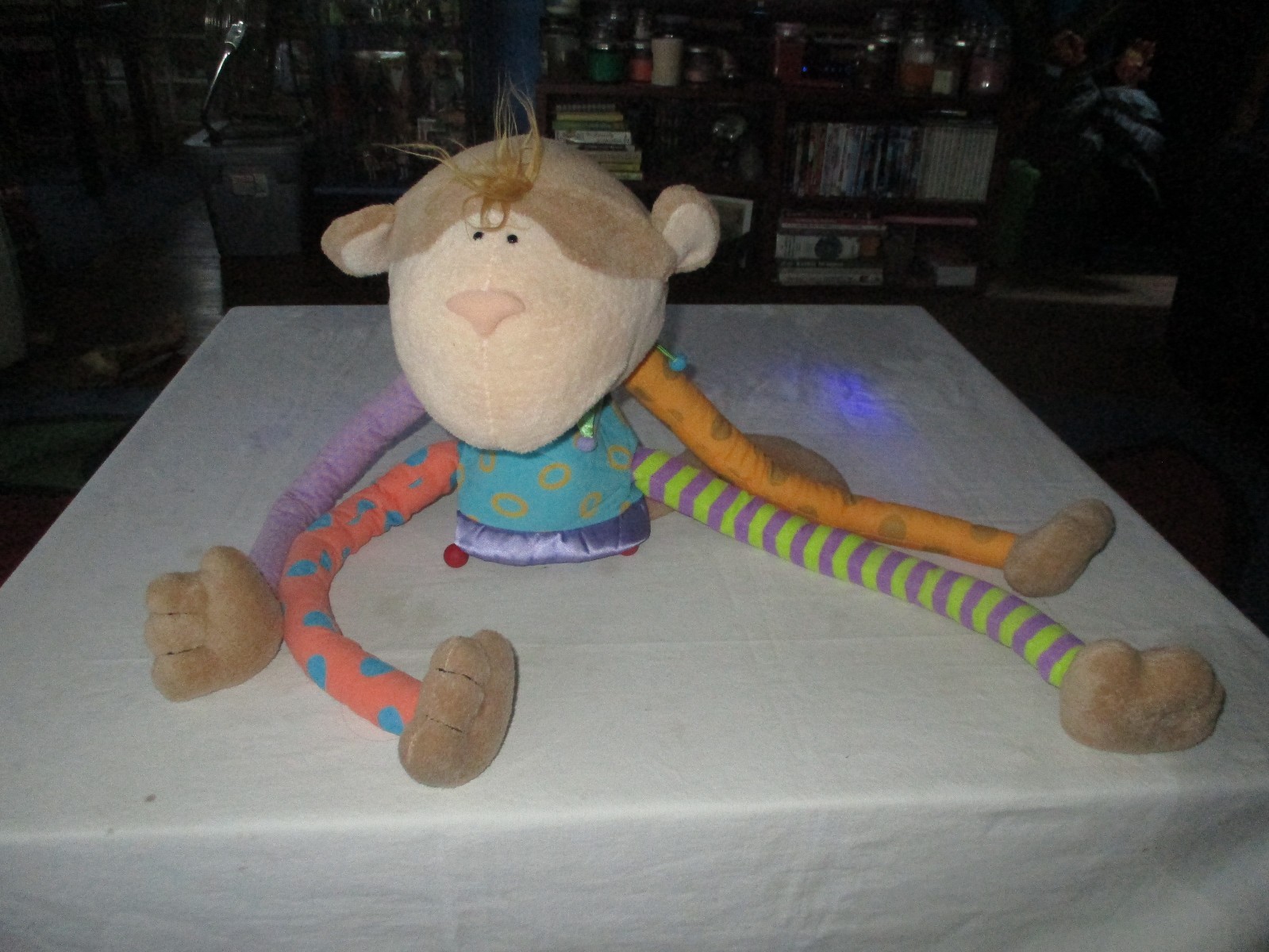 Manhattan Toy Monkey Jester Puppet w/ Magnetic Feet 30" | eBay