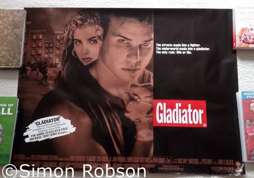 GLADIATOR 1992 UK QUAD POSTER ROLLED CONDITION JAMES MARSHALL CUBA ...