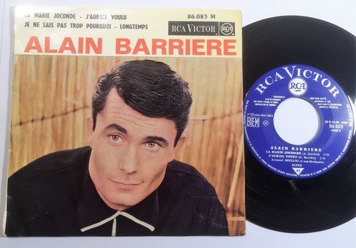 EP 45 tours 45 rpm 7" ALAIN BARRIERE 86 023 la marie joconde +3 RCA ...