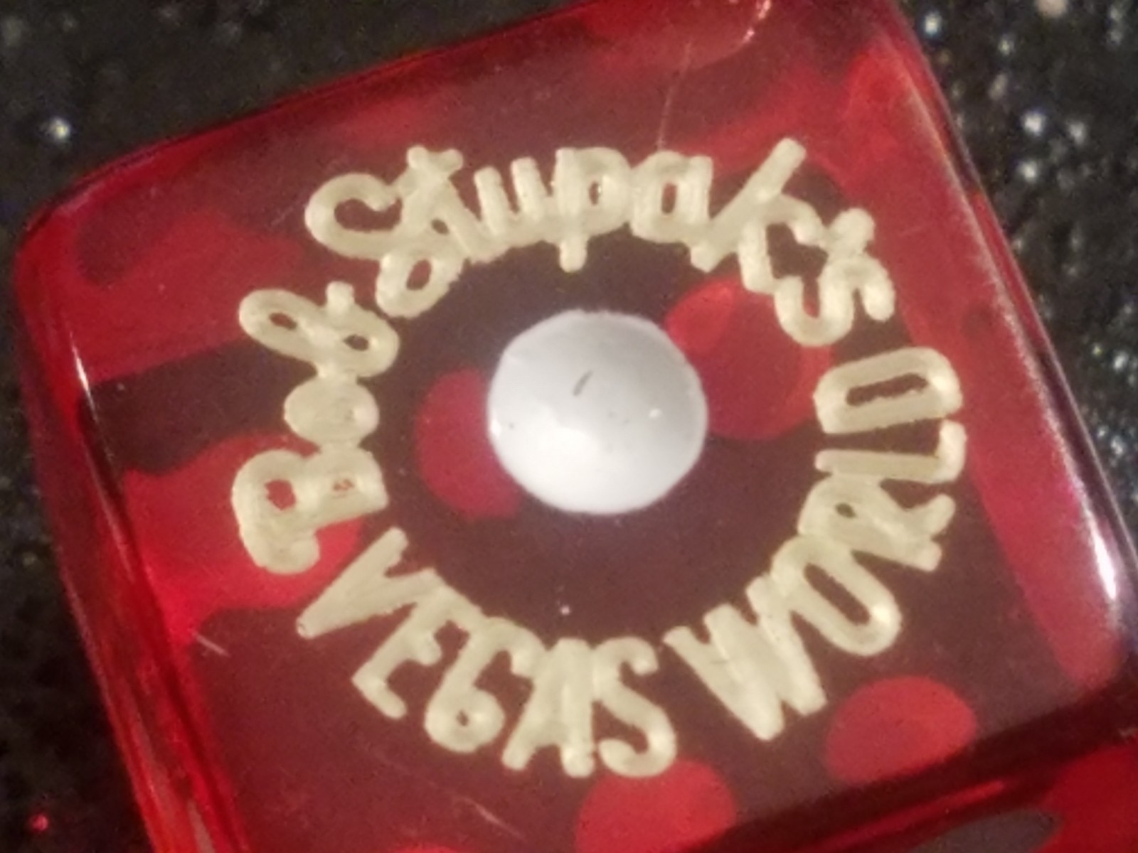 NEW NEVER USED Bob Stupak's Vegas World Pair of Dice Las Vegas Casino ...