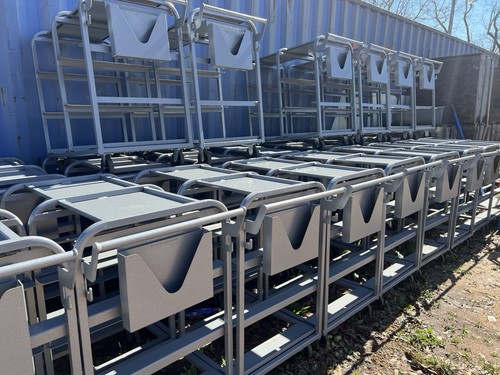 Commercial Metal Rolling Utility Warehouse Parts Stocking Inventory ...