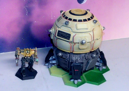 BATTLETECH UNION-CLASS DROPSHIP w/ MONGREL MECH (3D-PRINTED + CATALYST ...