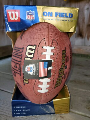 Redskins Wilson Official NFL On Field Authentic Game Ball signed ...