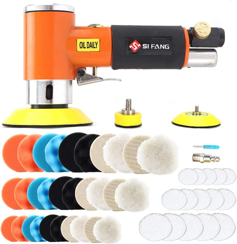 Mini Air Sander, 48PCS 1/2/3 Inch Small Pneumatic Random Orbital Sander ...