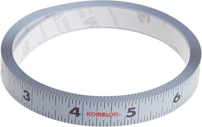 Self Adhesive Stick And Measure Flat Tape Back Stick On 12 Foot By 1/2 ...