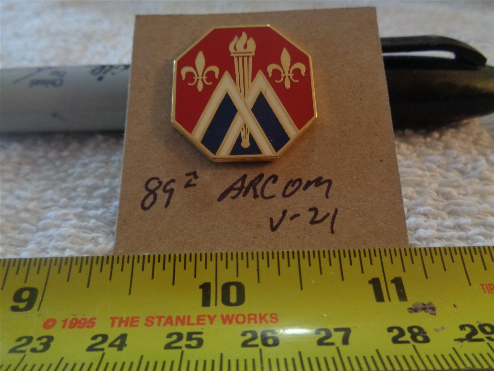89th Army Reserve Command V-21 Unit Crest, DI, DUI (DRAW#L10) | eBay