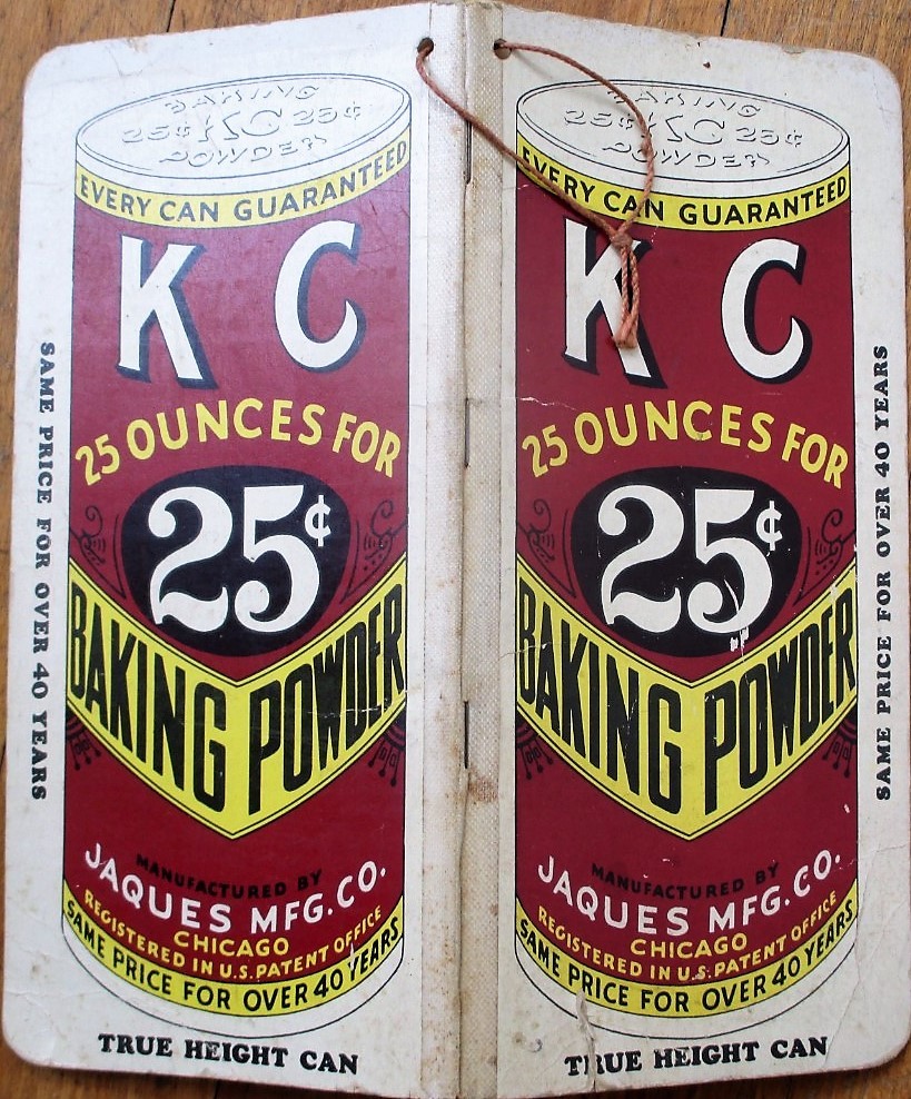 'KC Baking Powder' 1930s Advertising Notebook - 4" x 8.5" | eBay