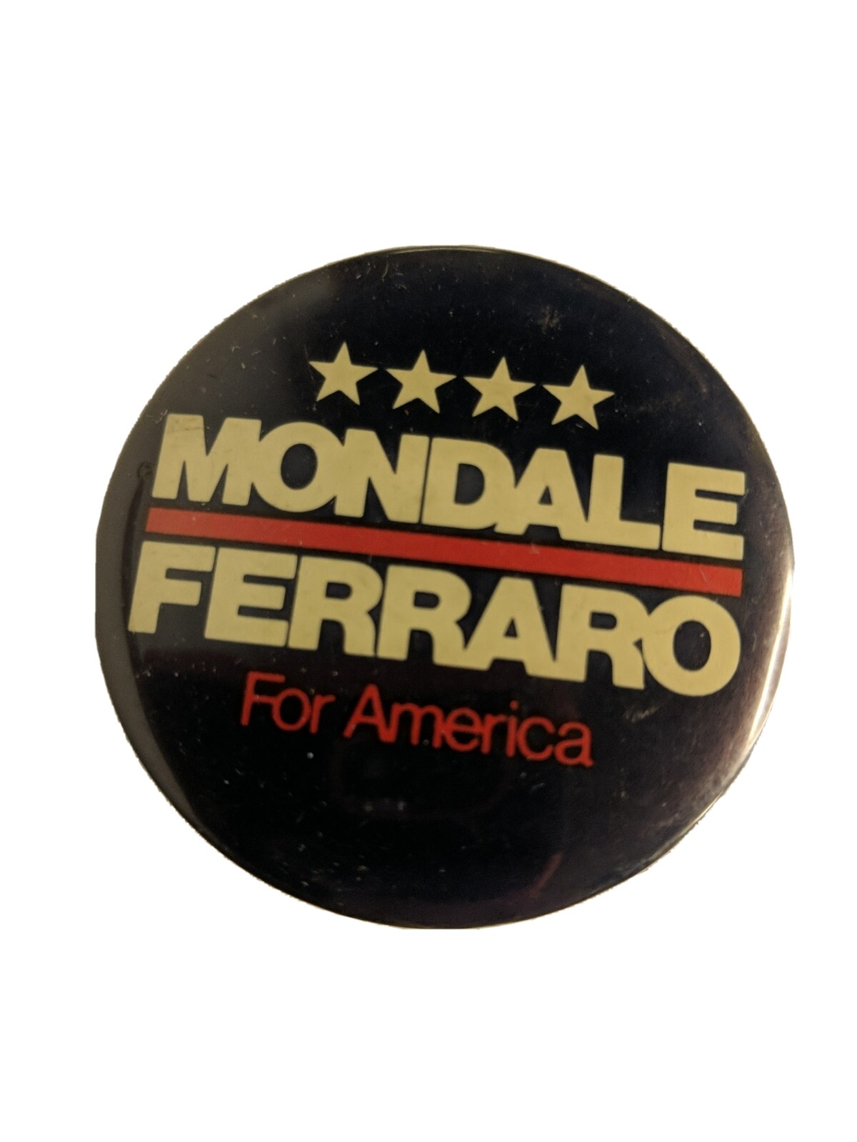 Vintage Mondale Ferraro For America Political Pin Democratic party of ...