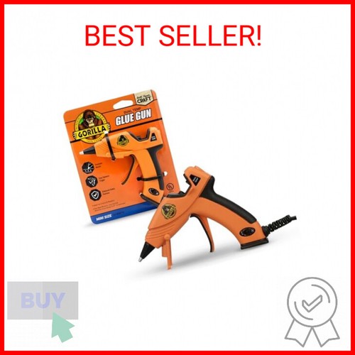 Gorilla Dual Temp Mini Hot Glue Gun, Precision Nozzle, Easy Squeeze ...