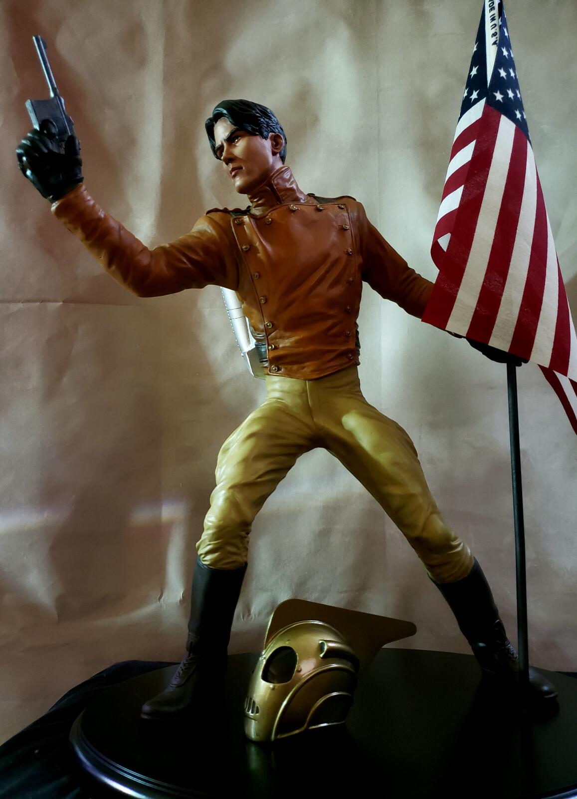 1991 The ROCKETEER Premium Figure custom STATUE One of a Kind Rare FIT ...