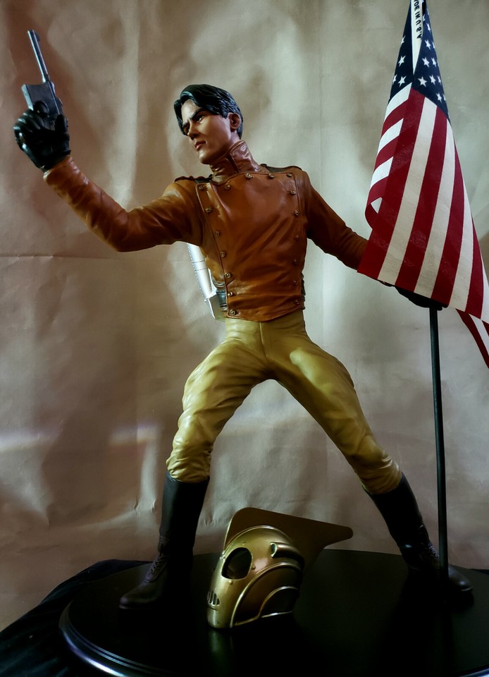 1991 The ROCKETEER Premium Figure custom STATUE One of a Kind Rare FIT ...