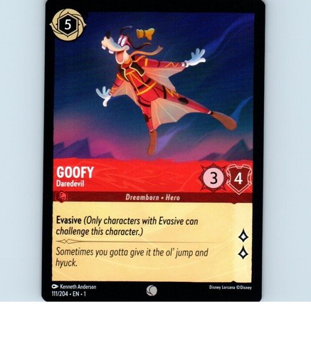 Goofy 111/204 Disney Lorcana Trading Card Single | eBay