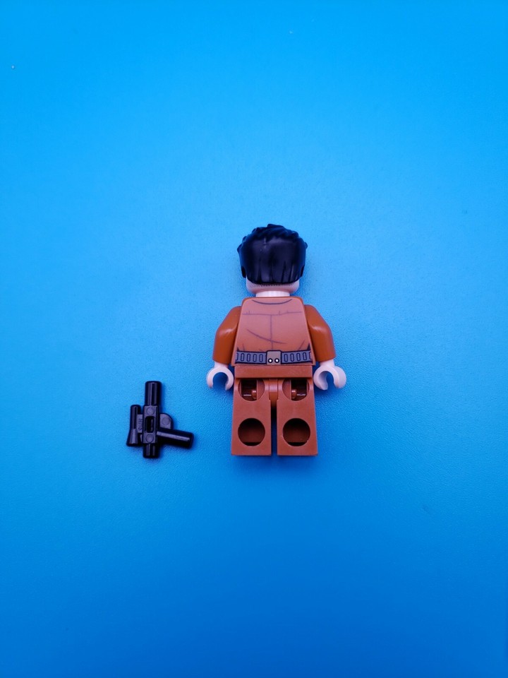 Lego Star Wars Minifigure Resistance Pilot Poe Dameron Jumpsuit Blaster ...