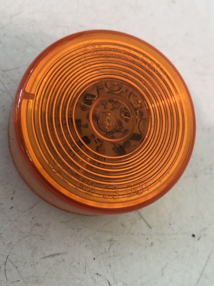 SIGNAL STAT LED AMBER ROUND 2" MARKER LIGHT NEW OEM SAE P2 03 DOT | eBay