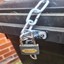 Wheelie Bin Lid Chain Lock-Easily Fitted with Padlock NO DRILLING ...